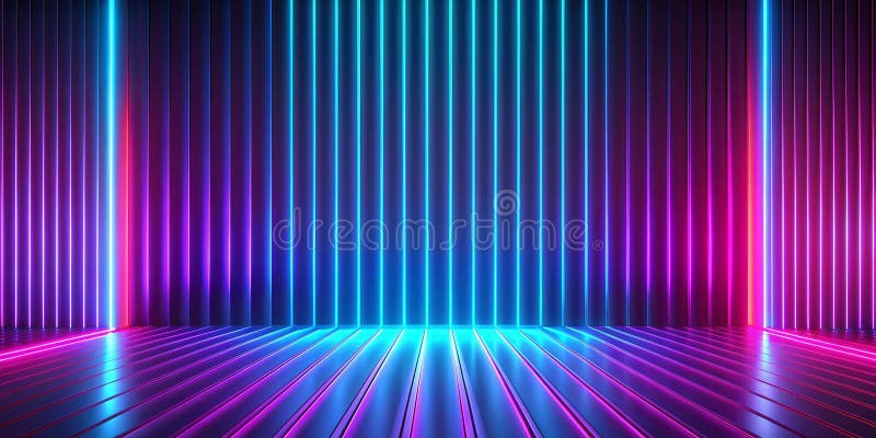 Neon Background Rays Stripes Abstract Background Wallpaper AI-Created ...