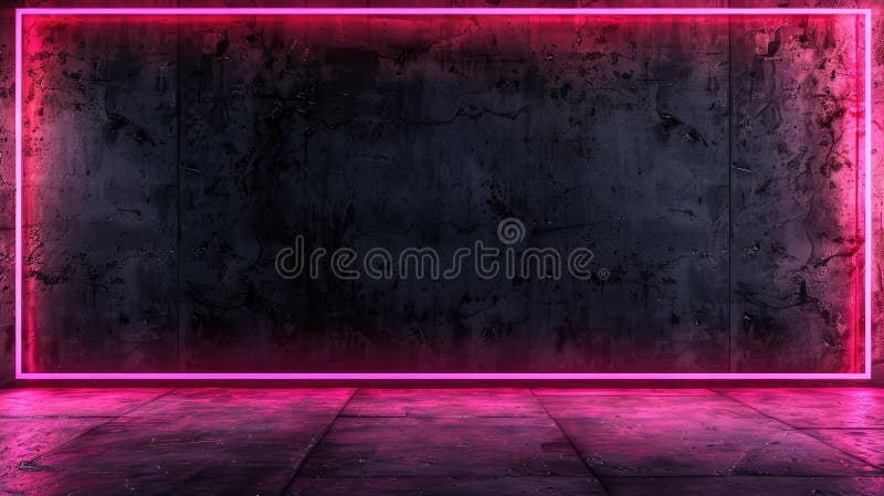 Neon Black Background, Clean and Seamless Stock Image - Image of ...