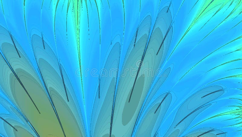 Neon Blue Gradient Rays for Background Stock Illustration ...