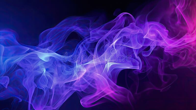 Neon Blue and Pink Led Lines on Futuristic Dark Background,AI Generated ...