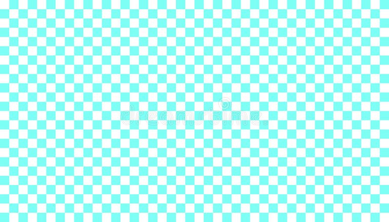 Neon Blue and White Empty Grid Checkered Layout Abstract Pattern ...