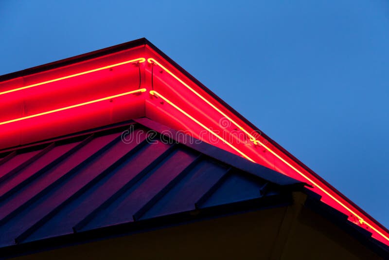 Neon Building Royalty Free Stock Photo - Image: 17391285