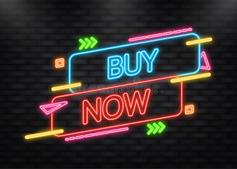 Available Now Neon Stock Illustrations – 121 Available Now Neon Stock ...