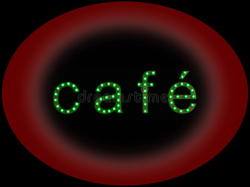 Neon Cafe Night Picture. Image: 16903793