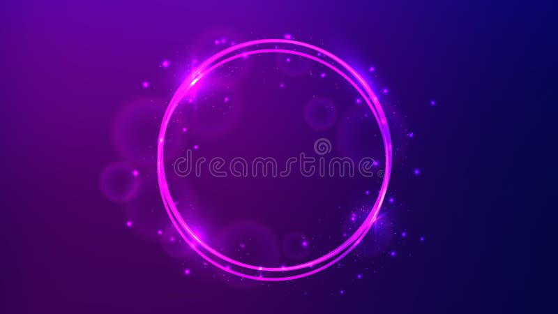 Shining Colorful Vector Circle Frame Stock Illustrations – 1,027 ...