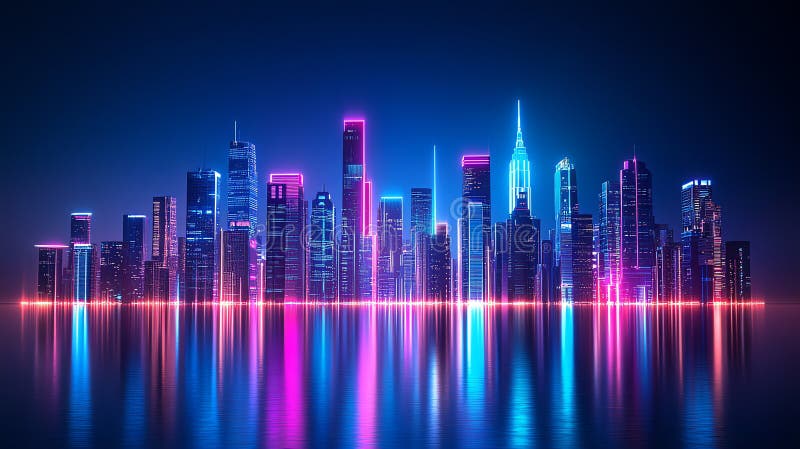 Neon City Ai Stock Illustrations – 48,347 Neon City Ai Stock ...