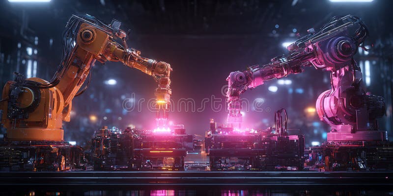City Robotic Showdown Stock Illustrations – 5 City Robotic Showdown ...