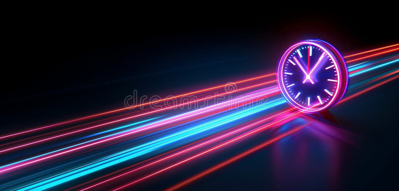 Clock Light Neon Stock Illustrations – 9,650 Clock Light Neon Stock ...