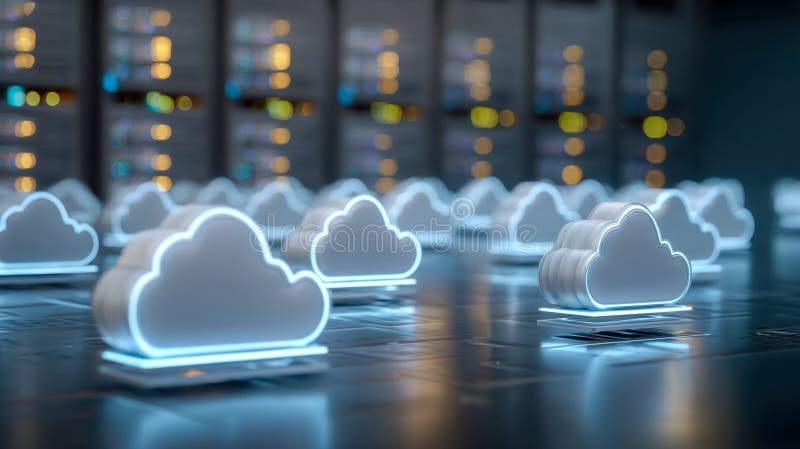 4,668 Abstract Cloud Computing Network Concept Digital Data Storage ...