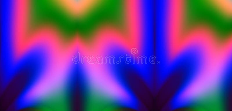 Neon Color Abstract Widescreen Modern Header Stock Illustration ...