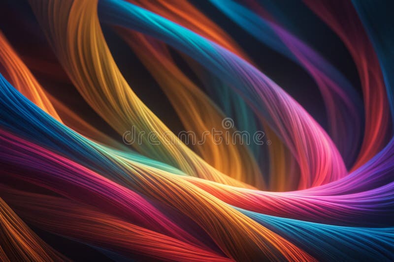 Neon Colorful Abstract Wavy Pattern Wallpaper Stock Illustration ... Neon Colorful Abstract Wavy Pattern Wallpaper Stock Illustration ...
