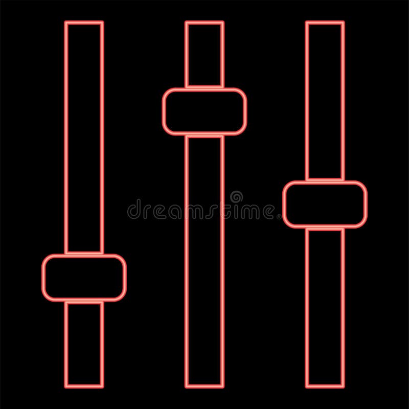 Control Panel Icon Black Color in Circle Stock Vector - Illustration of ...