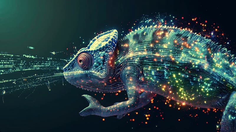 Neon Digital Chameleon: Big Data Visualization, Aesthetic Design, and ...