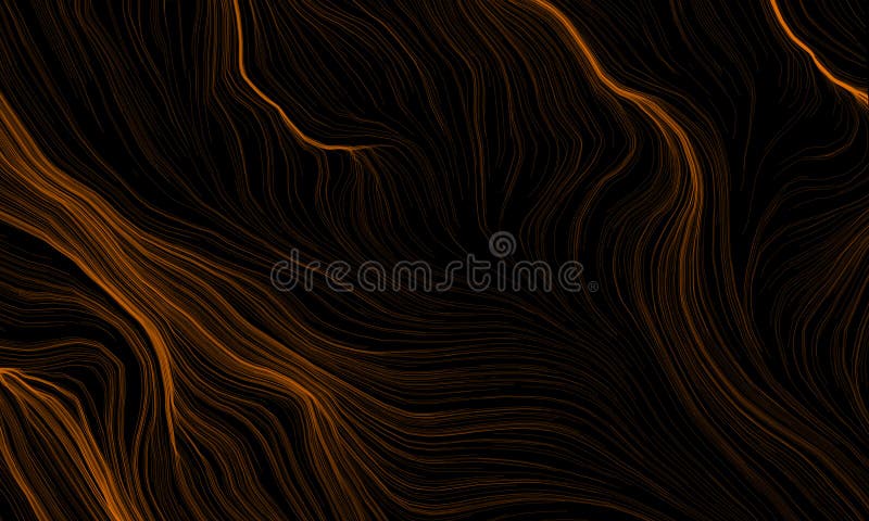 Neon Digital Flow Fields Background Stock Vector - Illustration of ...
