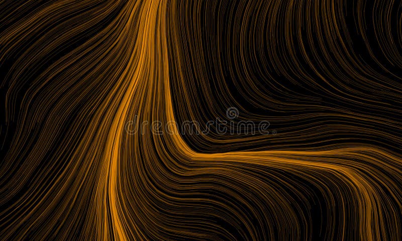 Neon Digital Flow Fields Background Stock Vector - Illustration of ...