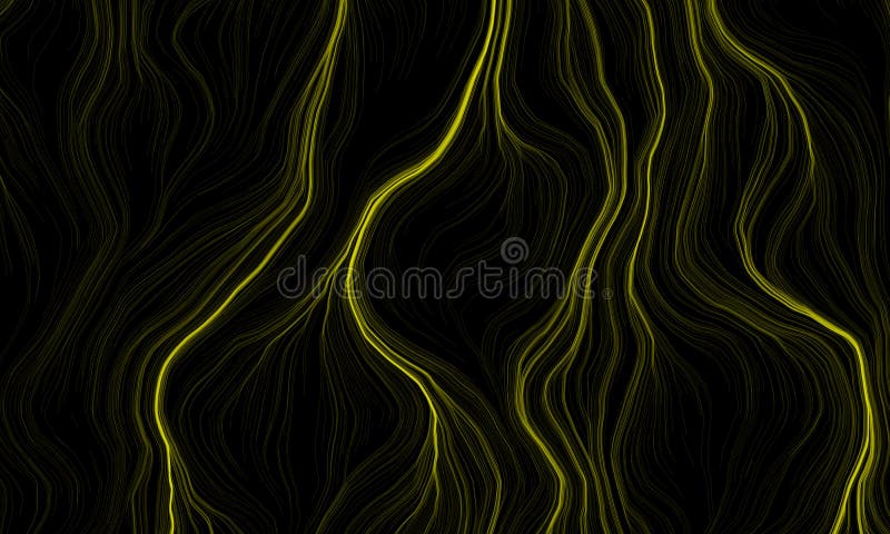 Neon Digital Flow Fields Background Stock Vector - Illustration of ...