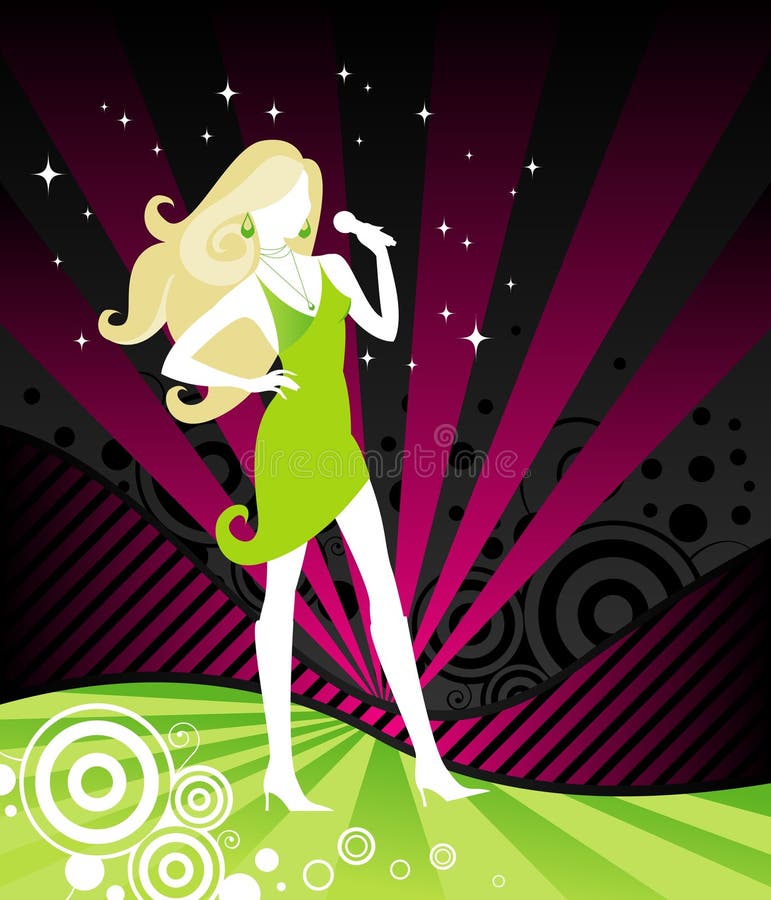 Black Diva Silhouette Stock Illustrations – 672 Black Diva Silhouette ...