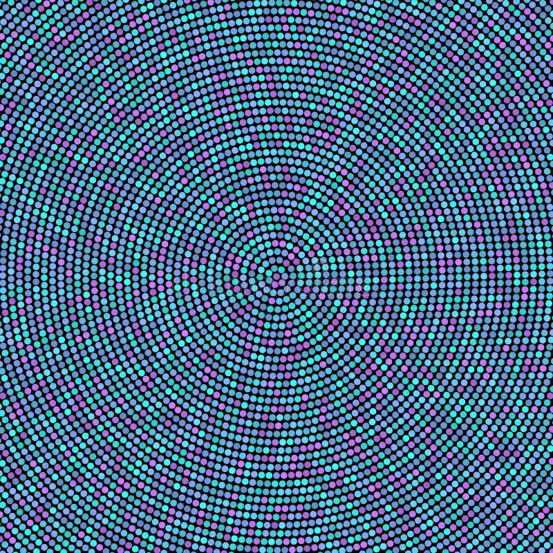 Neon Dots Abstract Background. Dotted Halftone Backdrop Stock Vector ...