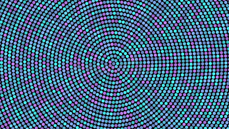 Neon Dots Abstract Background. Dotted Halftone Backdrop. Vector ...