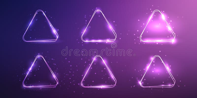 Neon Laser Triangle Border Stock Illustrations – 1,259 Neon Laser Triangle Border Stock ...