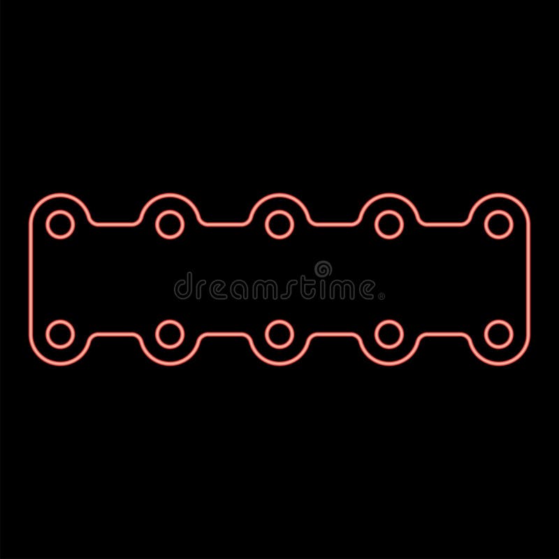 Engine Gasket Car Icon Black Color Vector Illustration Image Flat Style ...