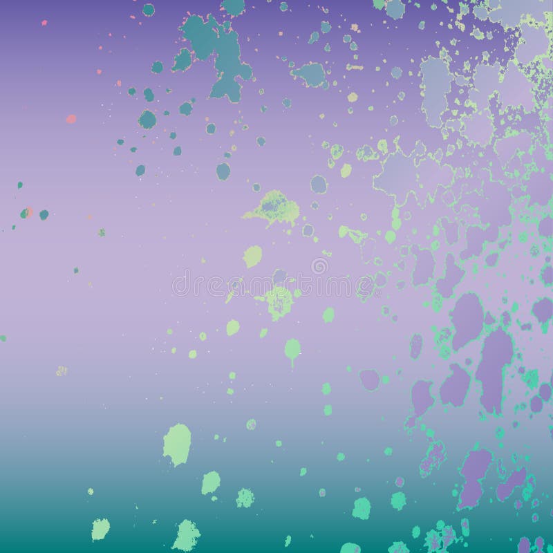 Neon Explosion Paint Splatter Artistic Template Design. Colorful Ink ...