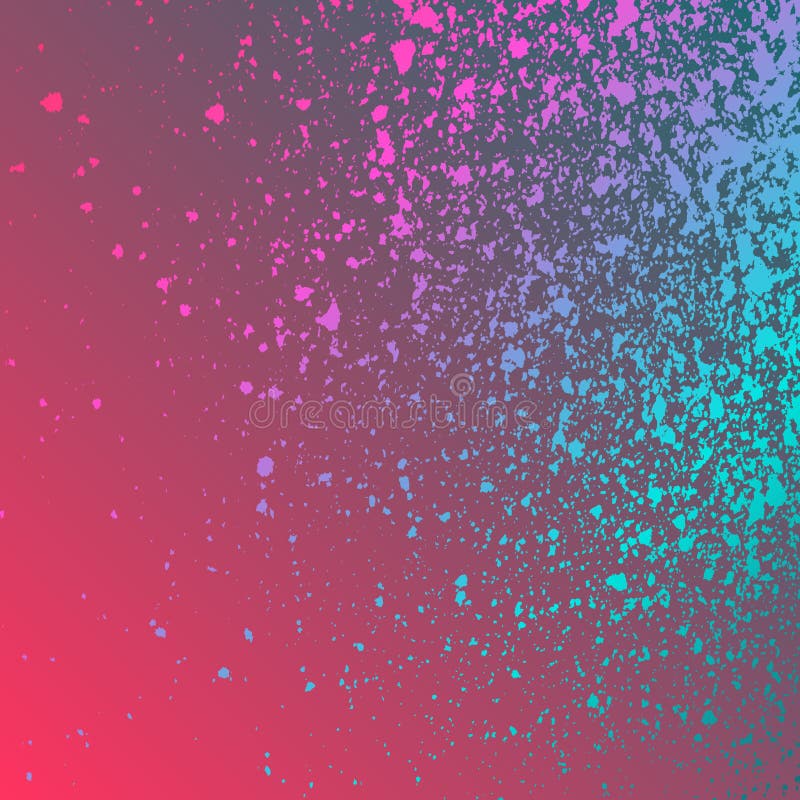 Neon Explosion Paint Splatter Artistic Template Design. Colorful Ink ...