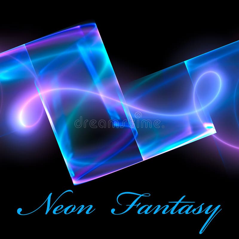 Neon Fantasy stock illustration. Illustration of bright - 22722803