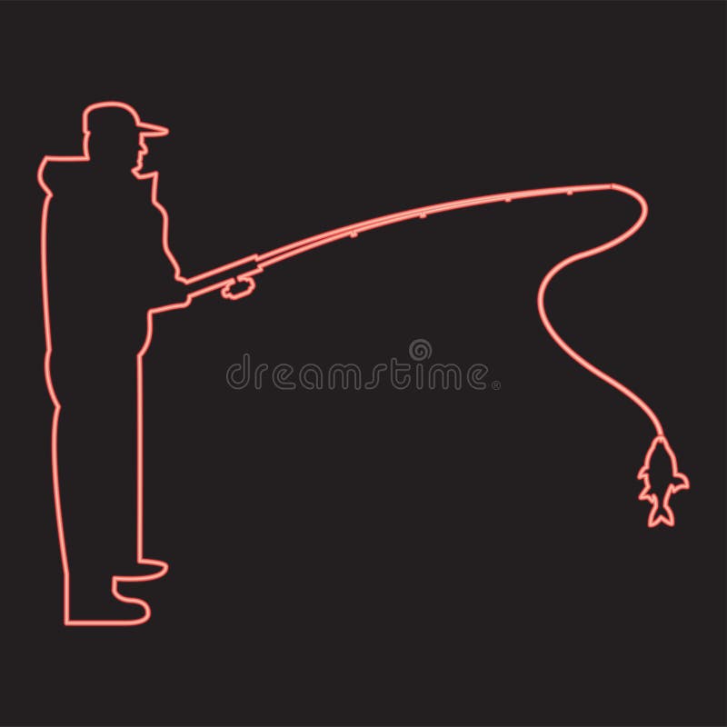 Neon Fisherman Stock Illustrations – 1,202 Neon Fisherman Stock ...