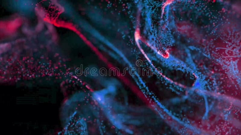 Neon Fluid Background of Colorful Particles Exploding Stock Footage ...