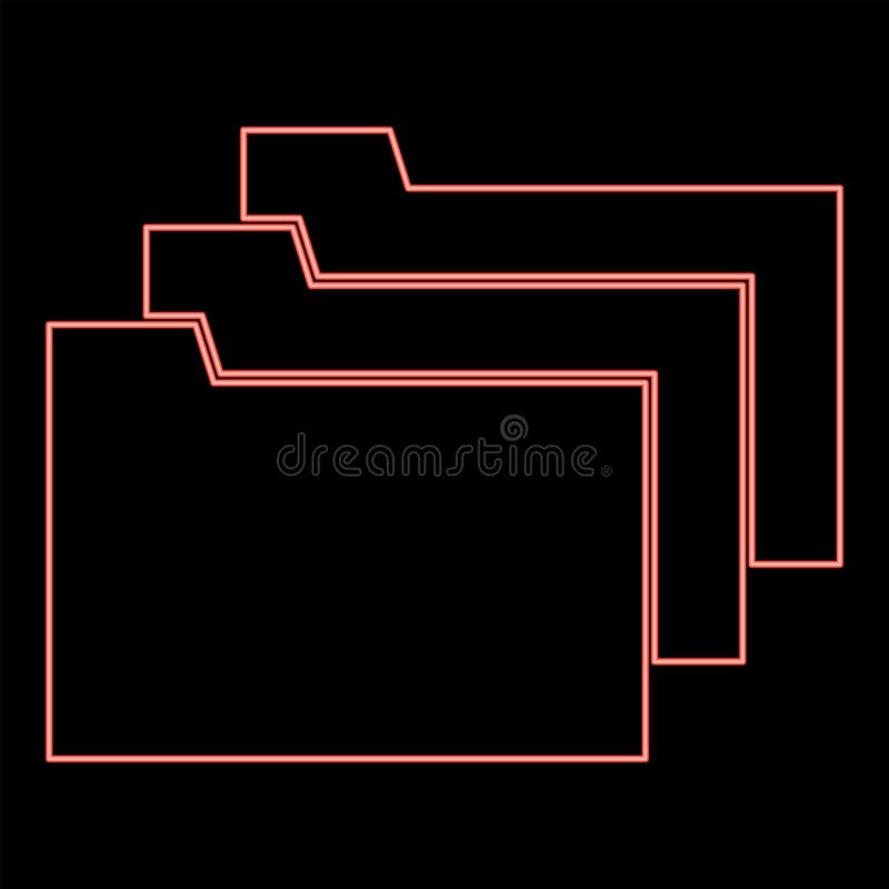 Neon Folders Stock Illustrations – 431 Neon Folders Stock Illustrations ...