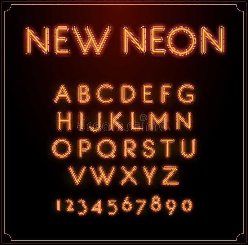 Numbers Neon Sign Stock Illustrations – 8,738 Numbers Neon Sign Stock ...