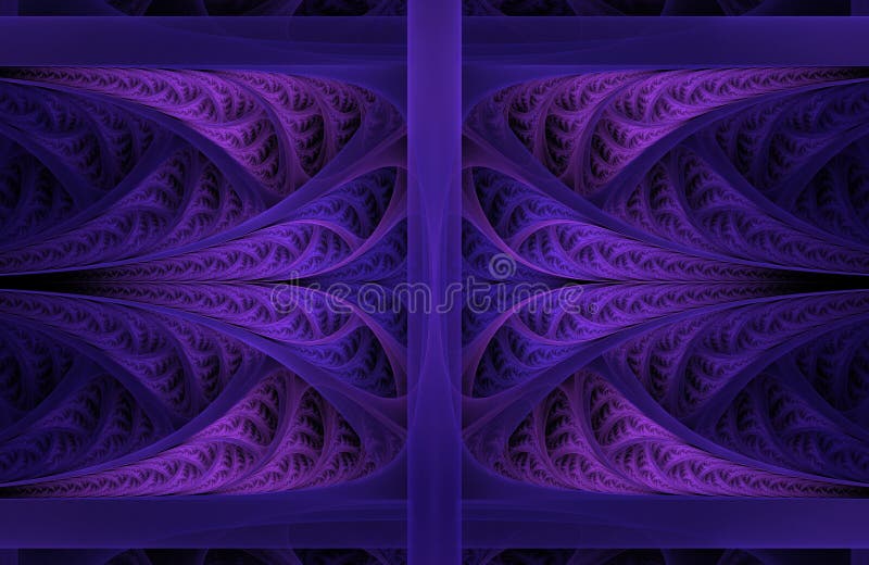 Neon Fractal. Background for Design Banner Stock Illustration ...