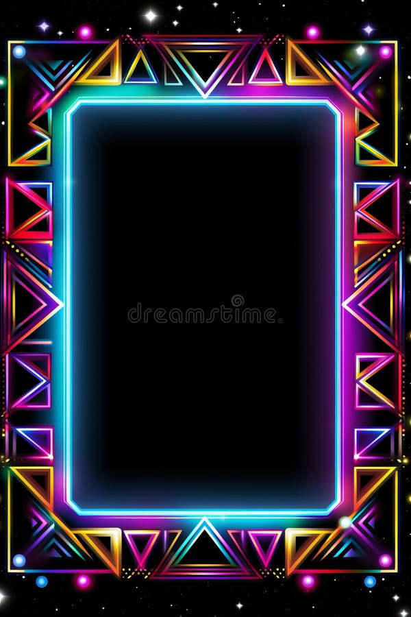 Rainbow Triangles Frame Border Stock Illustrations – 60 Rainbow ...
