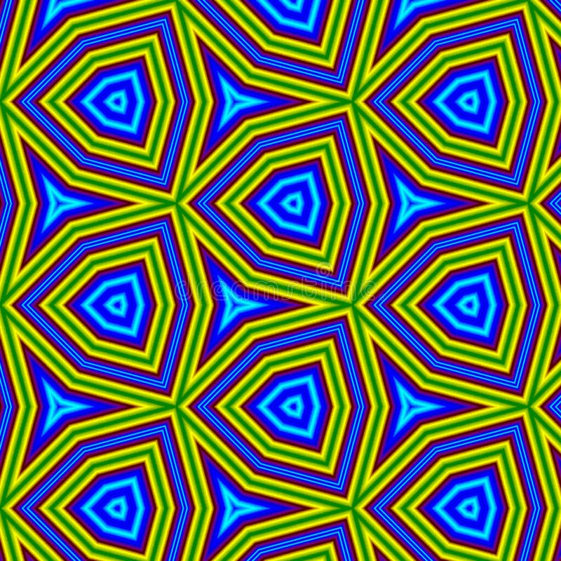 Neon Geometric Seamless Pattern, Grunge Effect Stock Illustration ... Neon Geometric Seamless Pattern, Grunge Effect Stock Illustration ...