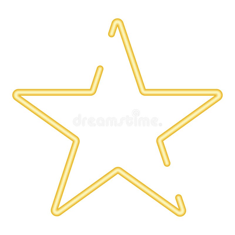 Neon glow star stock vector. Illustration of element - 255887797 Neon glow star stock vector. Illustration of element - 255887797