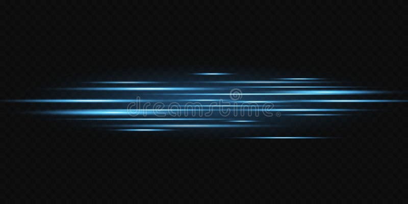 Neon glowing blue lines. stock illustration. Illustration of blue ...