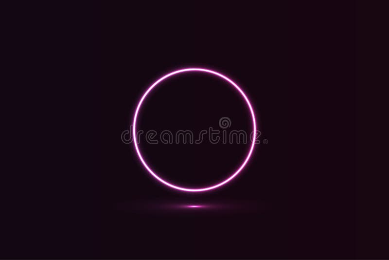 Neon Glowing Youtube Logo Image on Black Background Stock Photo - Image ...