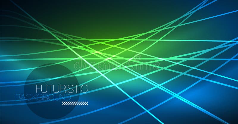 Neon Glowing Magic Background, Neon Banner, Night Sky Wallpaper. Magic ...