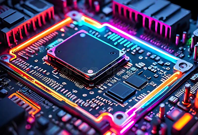 Lit Motherboard Stock Illustrations – 665 Lit Motherboard Stock ...