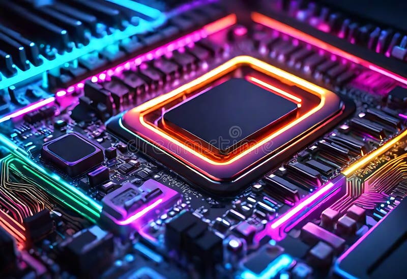 Lit Motherboard Stock Illustrations – 884 Lit Motherboard Stock ...