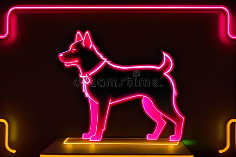 Neon Puppy Stock Illustrations – 2,612 Neon Puppy Stock Illustrations ...