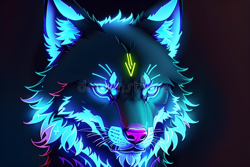 Neon Wolf Stock Illustrations – 496 Neon Wolf Stock Illustrations ...
