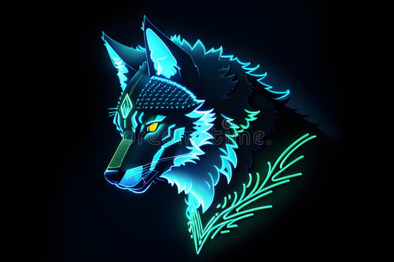 Neon Wolf Stock Illustrations – 544 Neon Wolf Stock Illustrations ...