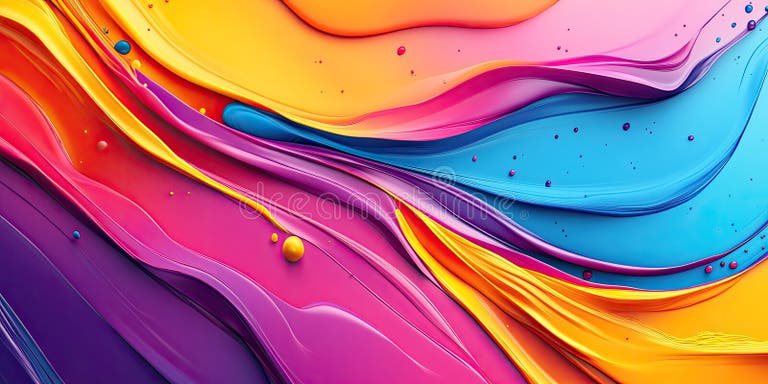 Neon Gradient Curve Frame Design Template, Vibrant Neon Gradient Frame ...