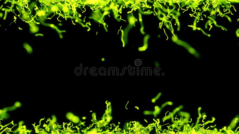 Green Strings Loop stock video. Video of motion, graphic - 245659857