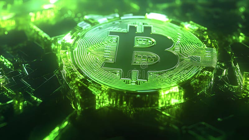 Modern Blockchain Logo Cryptocurrency Fintech Decentralized Systems ...