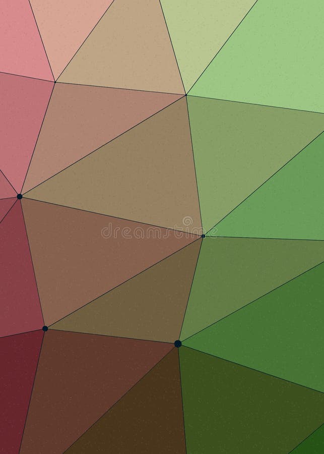 Neon Green Color Abstract Color Low-Polygones Generative Art Background ...