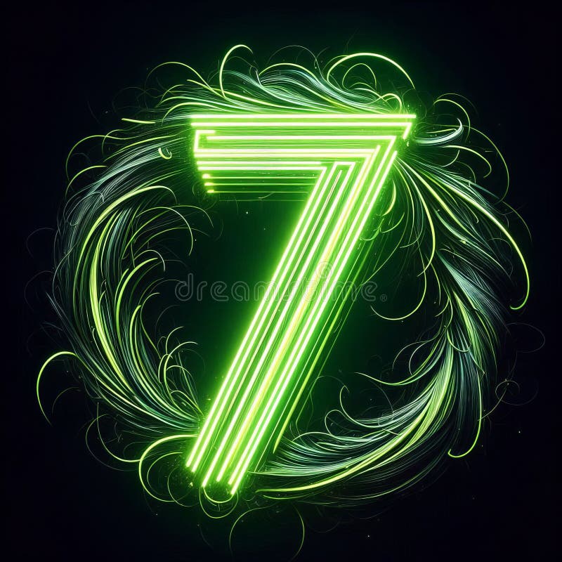 A Neon Green Fluorescent Stroke, Creat Rare Odd Stock Image - Image of ...