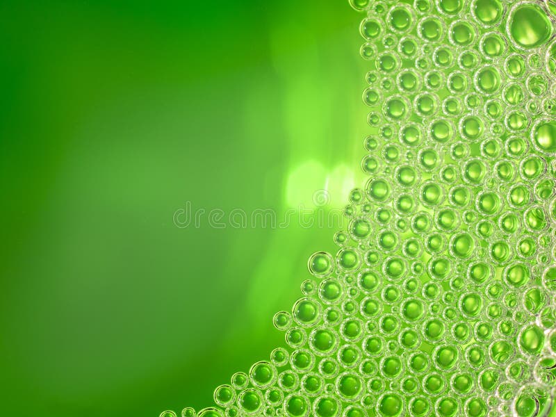 Neon Green Liquid Pumps. Refreshing Abstract Background Stock Image ...